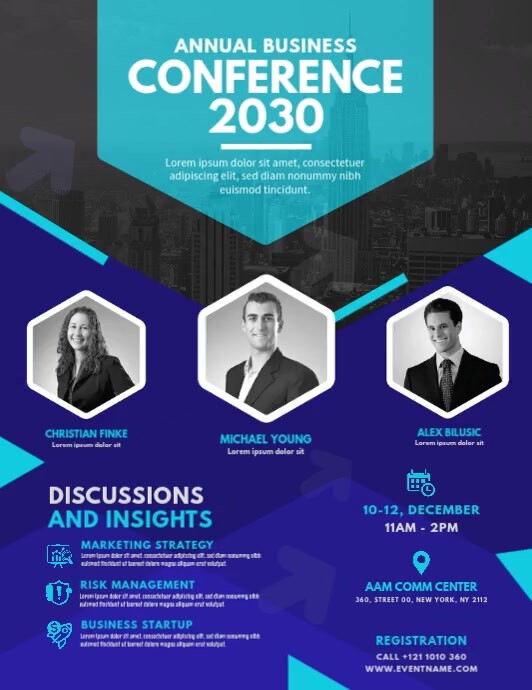 Conference Ad Template | PosterMyWall