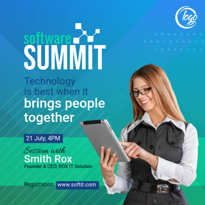 Conference Ad Template | PosterMyWall