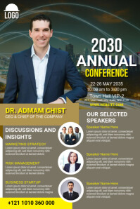 Conference Banner Template | PosterMyWall
