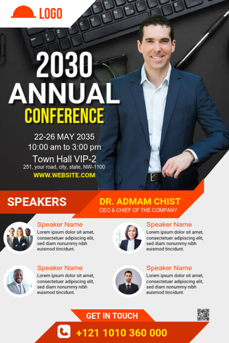 Conference Banner Template | PosterMyWall