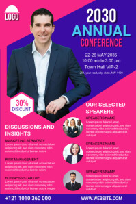 Conference Banner Template | PosterMyWall