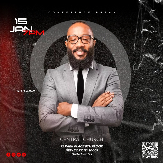 Copy of Conference break (1) | PosterMyWall