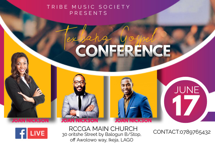 CONFERENCE Template | PosterMyWall