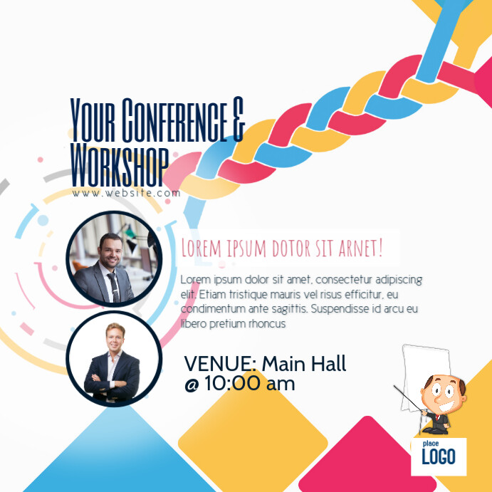 Copy of conference | PosterMyWall