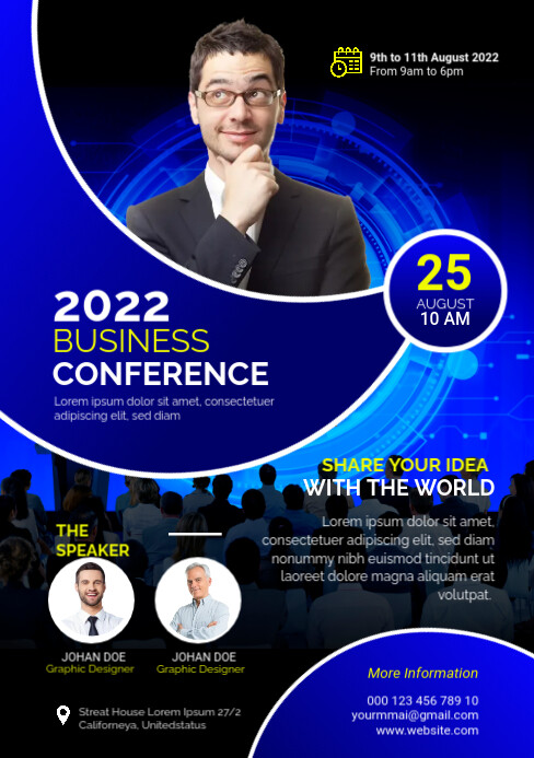 Conference Template | PosterMyWall
