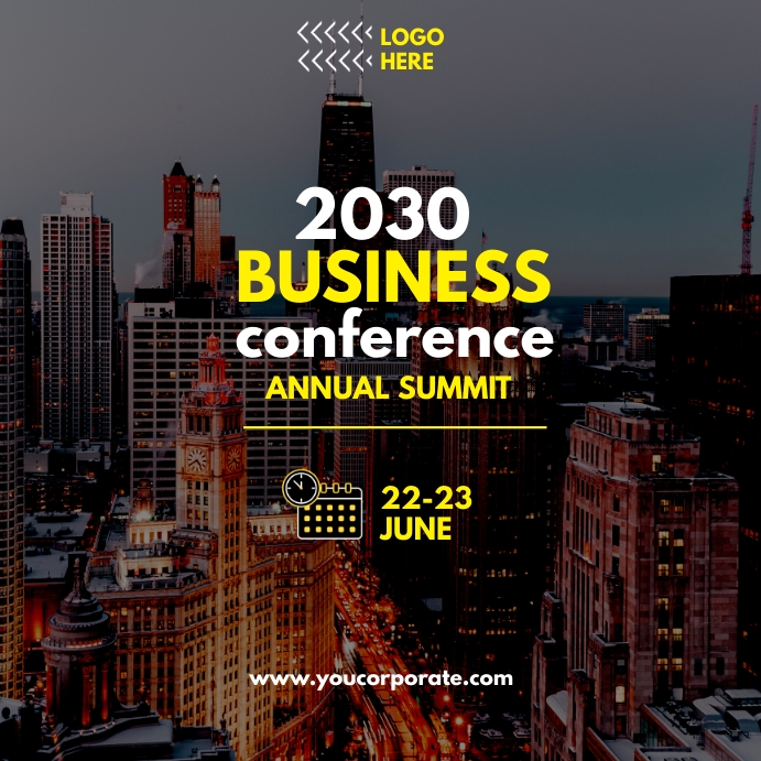 Conference Template | PosterMyWall