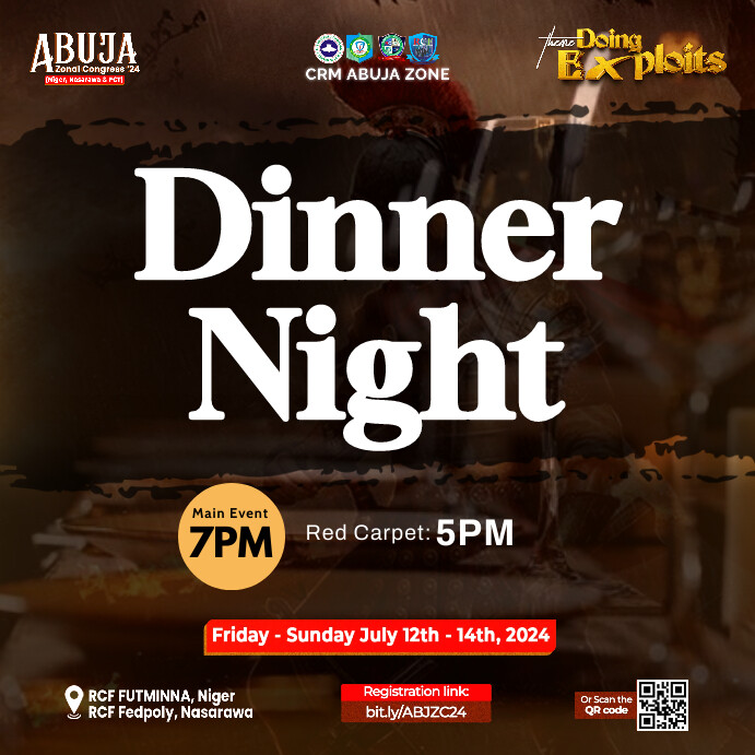 Plantilla de Conference Dinner Night Flyer | PosterMyWall