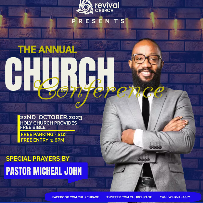 CONFERENCE FLYER (1) Template | PosterMyWall