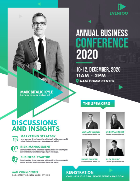 Conference Flyer Template | PosterMyWall