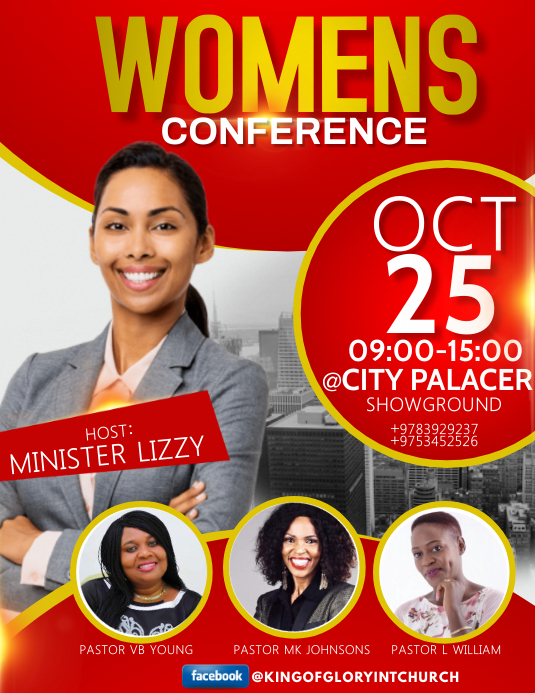 Copy of Conference flyer | PosterMyWall