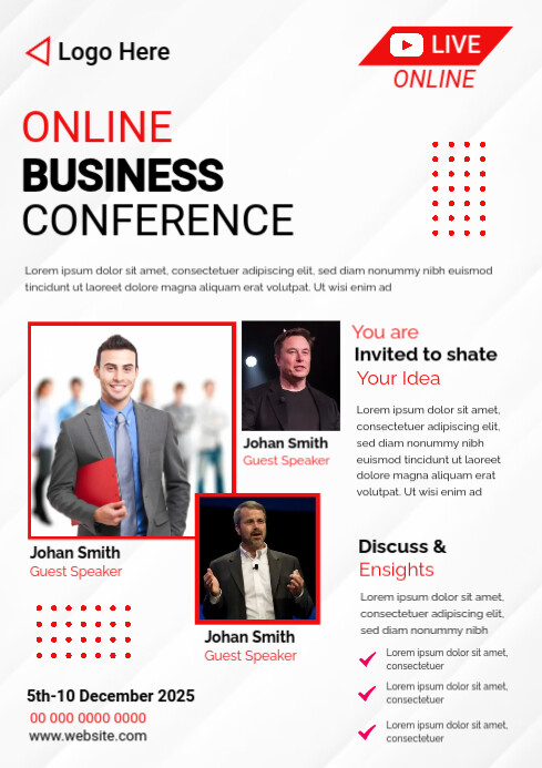 Conference Flyer Template | PosterMyWall