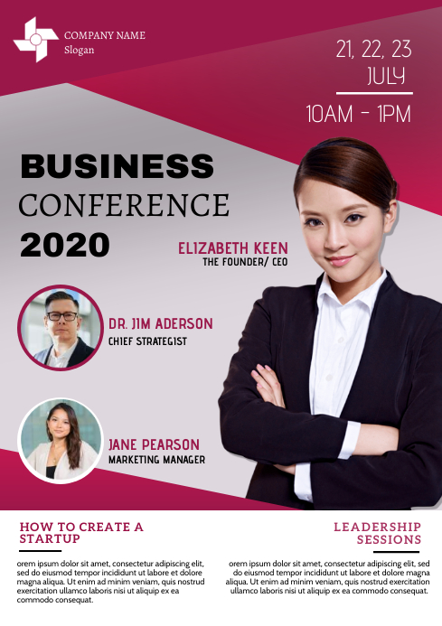 Copy of Conference flyer | PosterMyWall