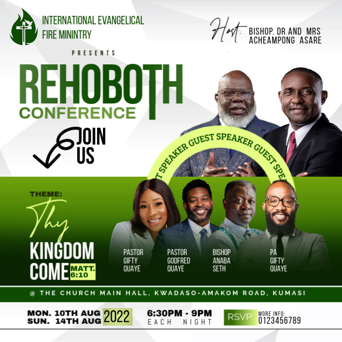 Copy of Conference Flyer | PosterMyWall