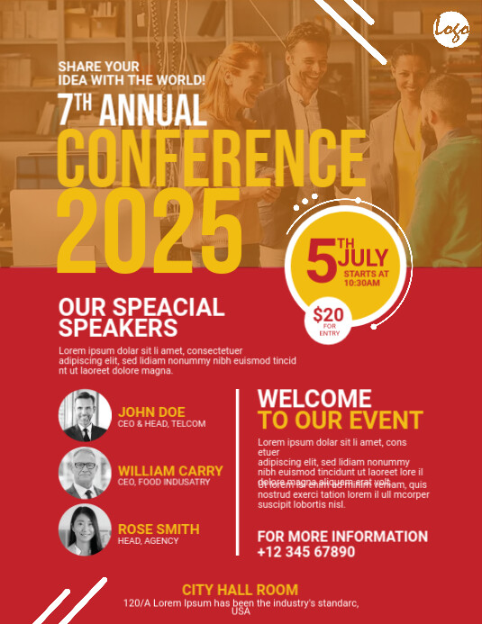 Conference Flyer Template | PosterMyWall