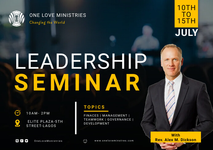 Conference flyer Template | PosterMyWall