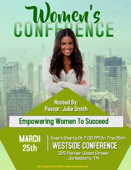 Copia de Conference Flyer | PosterMyWall