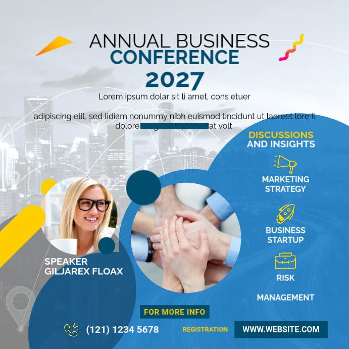 Conference Flyer Template | PosterMyWall