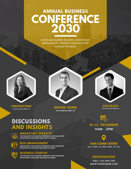 Conference Flyer Template | PosterMyWall