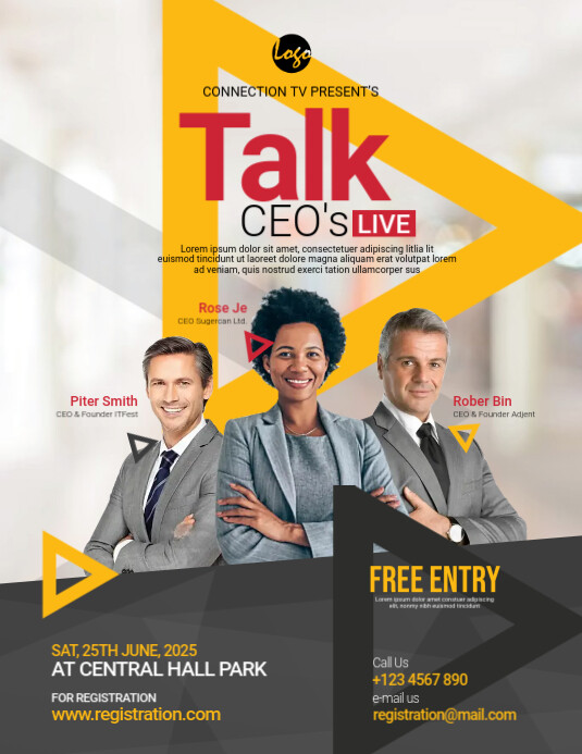 Conference Flyer Template | PosterMyWall