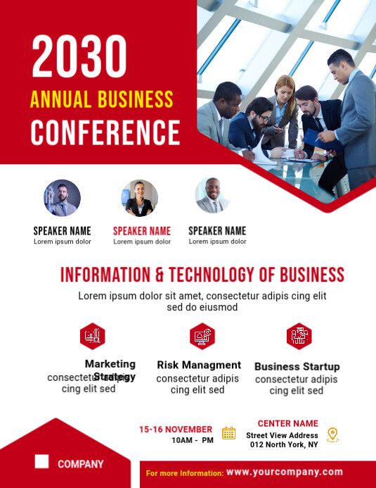 Conference Flyer Template | PosterMyWall