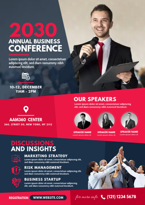 Conference Flyer Template | PosterMyWall