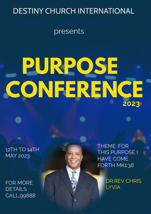 CONFERENCE FLYER TEMPLATE | PosterMyWall
