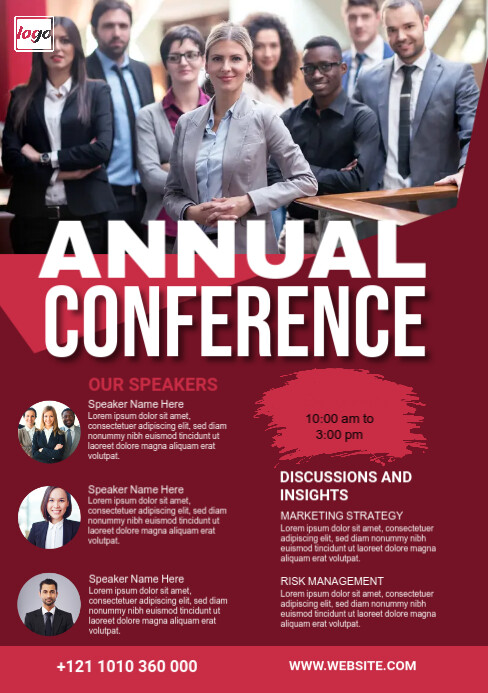 Conference Flyer Template | PosterMyWall