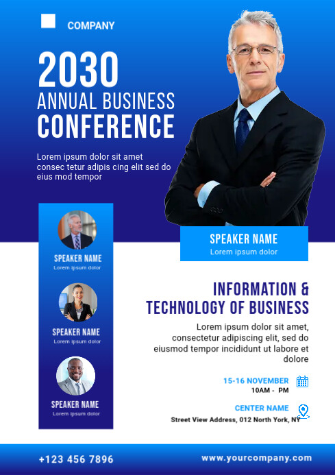 Conference Flyer Template | PosterMyWall