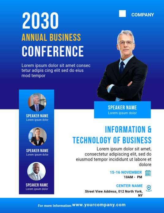 Conference Flyer Template | PosterMyWall