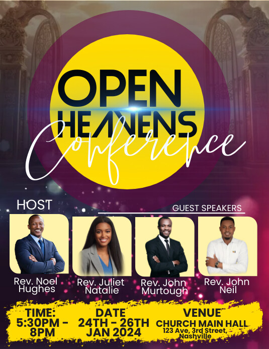 Conference flyer template | PosterMyWall