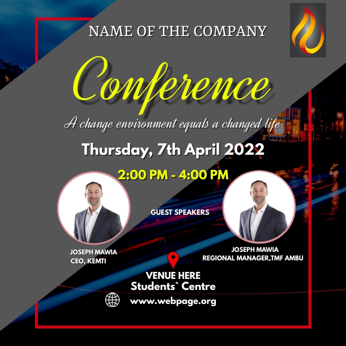 Conference poster Template | PosterMyWall