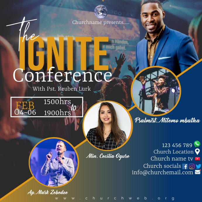 conference poster Template | PosterMyWall