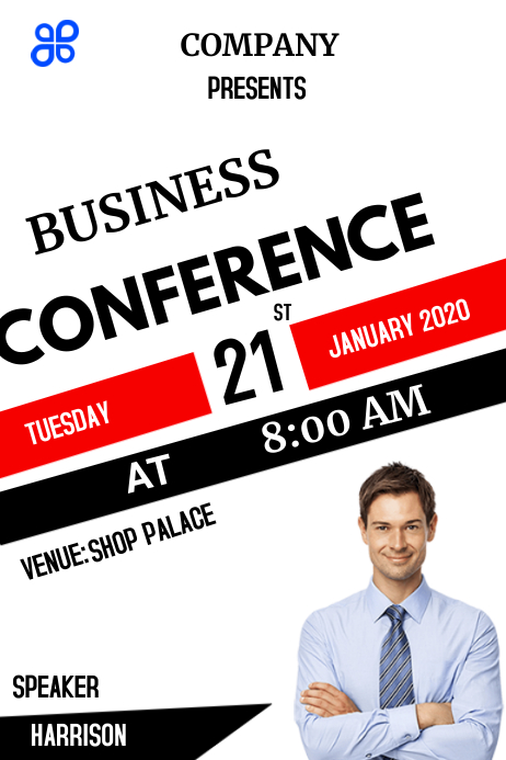 conference poster Template | PosterMyWall