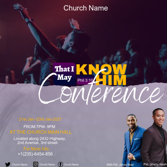 Copy of conference poster | PosterMyWall