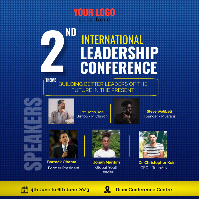 Conference poster Template | PosterMyWall