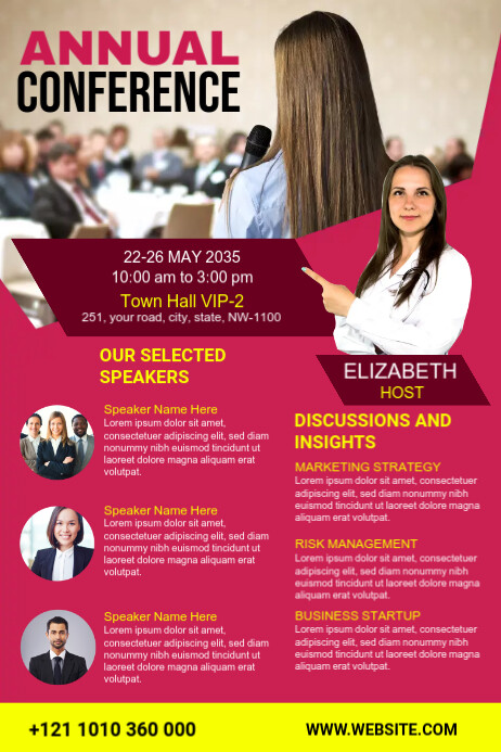 Conference Poster Template | PosterMyWall