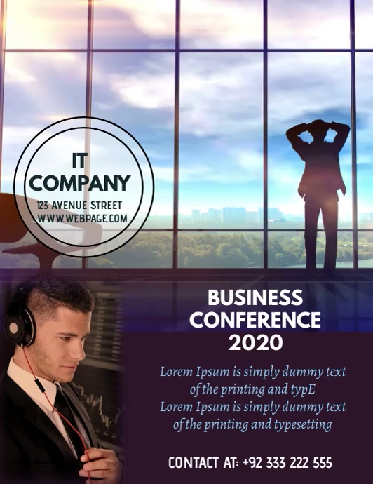 Conference Template | PosterMyWall