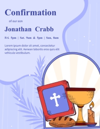 Confirmation Flyers Template | PosterMyWall