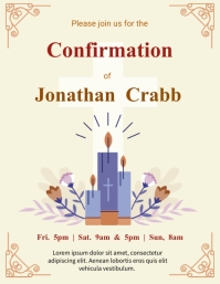 Confirmation Flyers Template | PosterMyWall