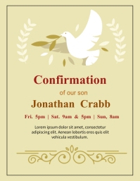 Confirmation Flyers Template | PosterMyWall