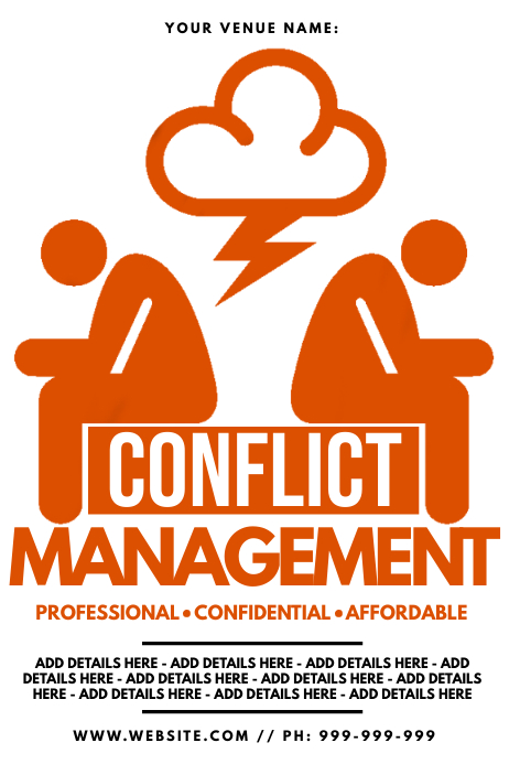 Copy of Conflict Management Poster | PosterMyWall