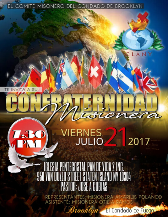 CONFRATERNIDAD Template | PosterMyWall
