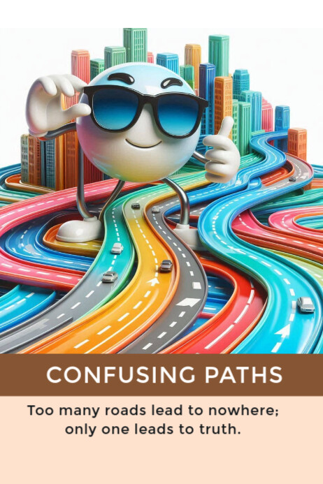 Confusing paths Template | PosterMyWall