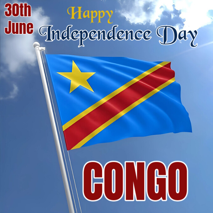 CONGO independence Day Template | PosterMyWall