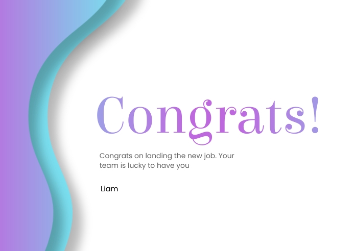 Plantilla de Congrats flyers | PosterMyWall