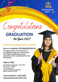 Congrats Graduation Template | PosterMyWall