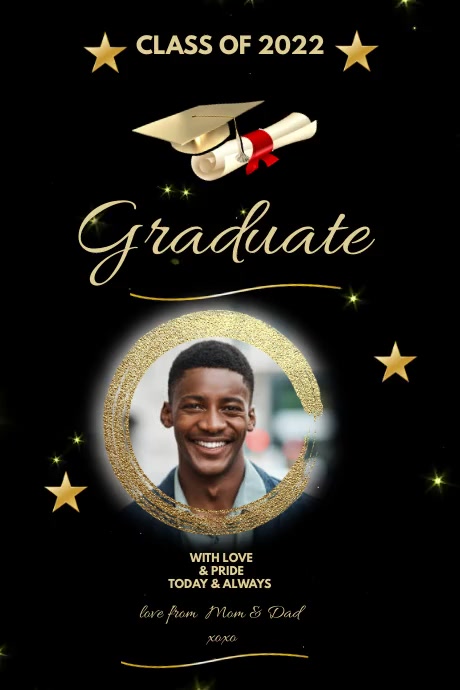 CONGRATS Graduation Template | PosterMyWall