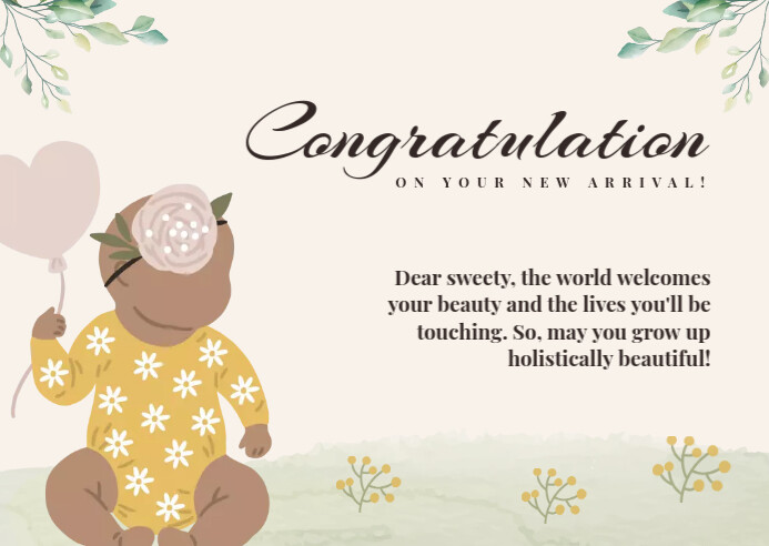 Congratulation Baby Born Template PosterMyWall congratulation-baby-born-template-postermywall