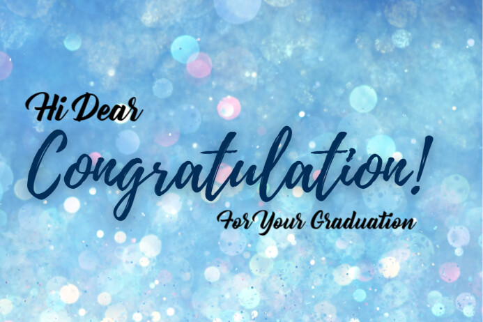 CONGRATULATION Template | PosterMyWall