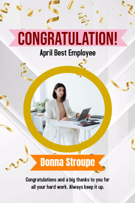 CONGRATULATION Template | PosterMyWall